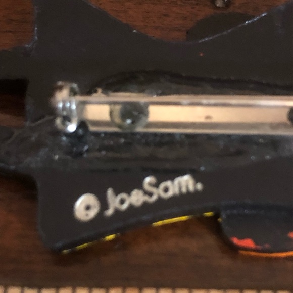 JoeSam | Jewelry | Vintage Joesam Dream Pop Art Tribal Pin Hand Painted ...